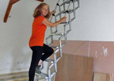 Vertical Loft Ladder case study - Premier Loft Ladders