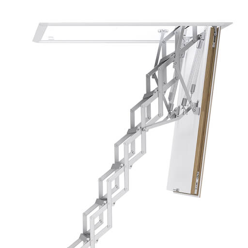 Ecco Concertina Loft Ladder - Premier Loft Ladders