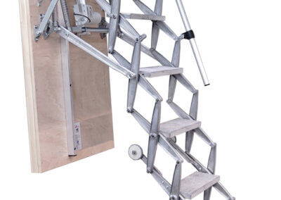 Custom loft hatch with electric ladder - Premier Loft Ladders