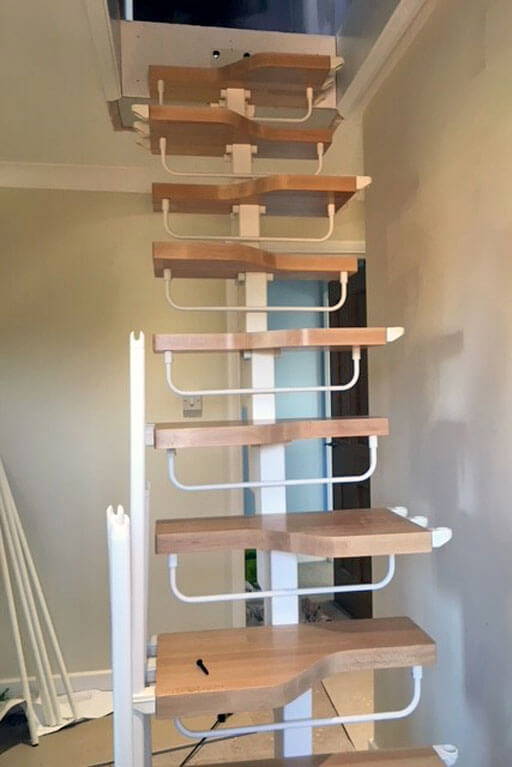 Loft conversion stairs for family home - case study