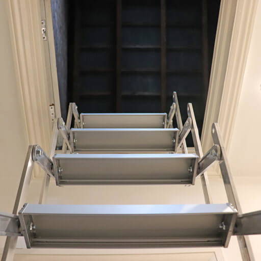 Glass Loft Hatch Ladder - case study - Premier Loft Ladders
