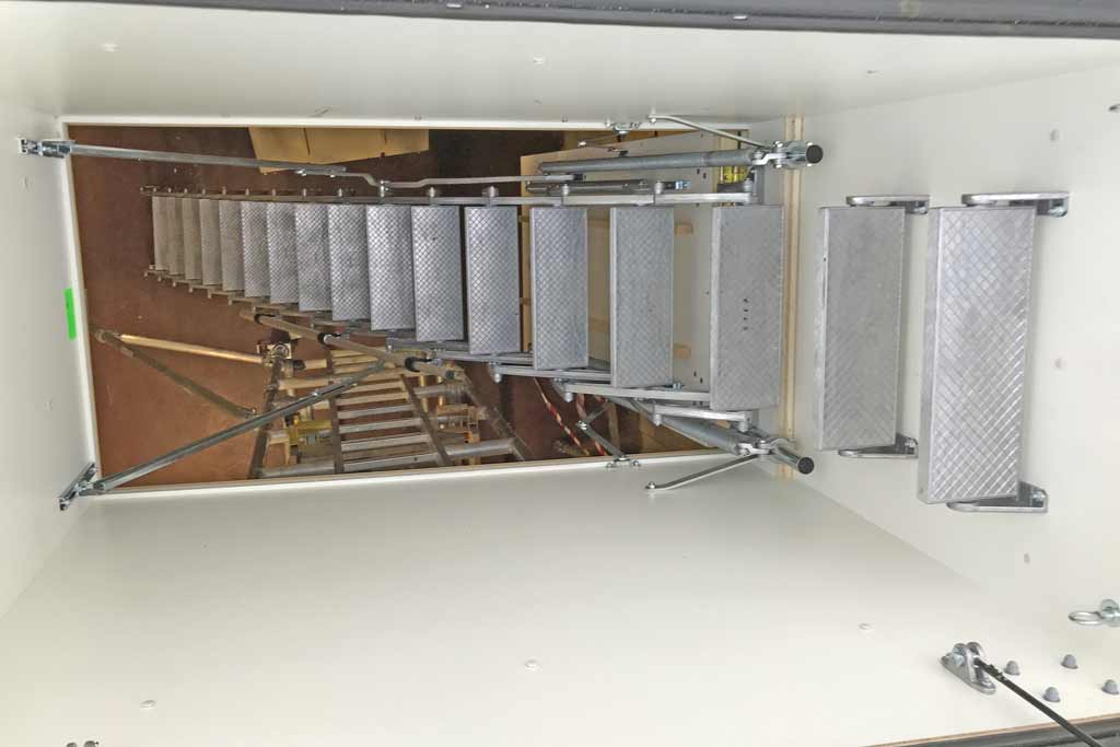 Retractable roof access ladder - Premier Loft Ladders
