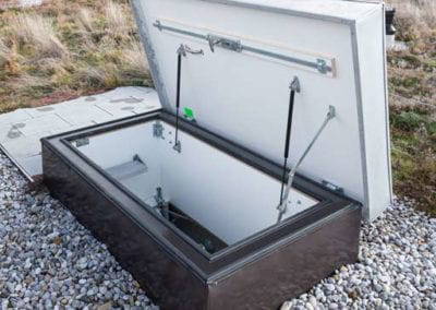 Supreme Flat Roof Hatch with Heavy Duty Loft Ladder