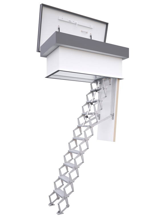 Supreme Flat Roof Hatch with Heavy Duty Ladder - Premier Loft Ladders