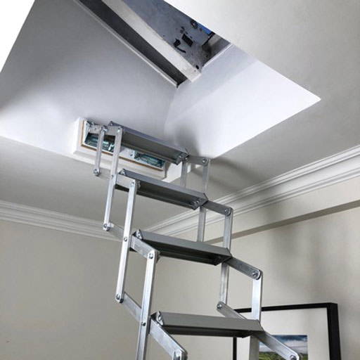Compact loft ladder for fire escape - Loft ladder case study