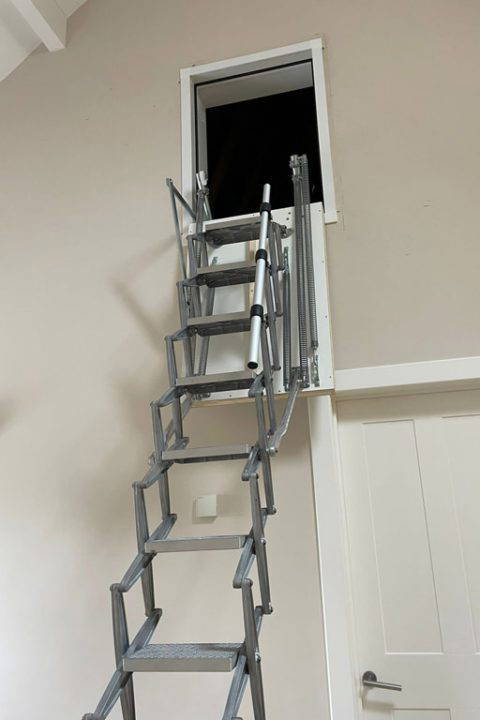 Vertical Wall Access Ladder - Premier Loft Ladders case study